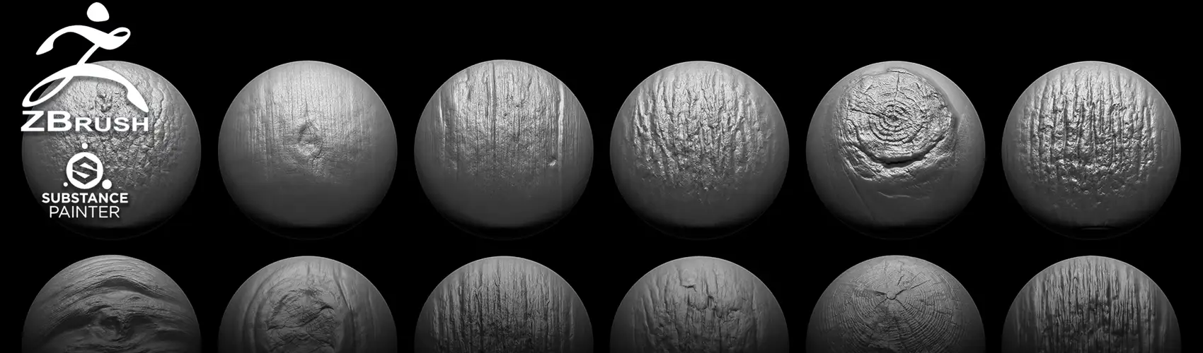 Wood & Tree Brushes for ZBrush - FlippedNormals