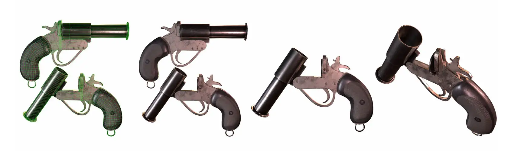 WW2 British Flare Gun - FlippedNormals