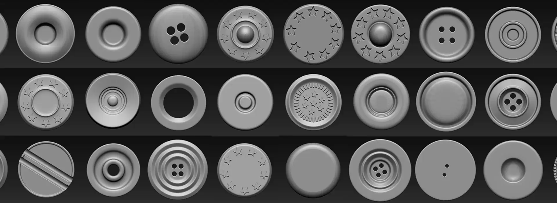 BUNDLE BUTTONS MEGA PACK (4 IN - FlippedNormals