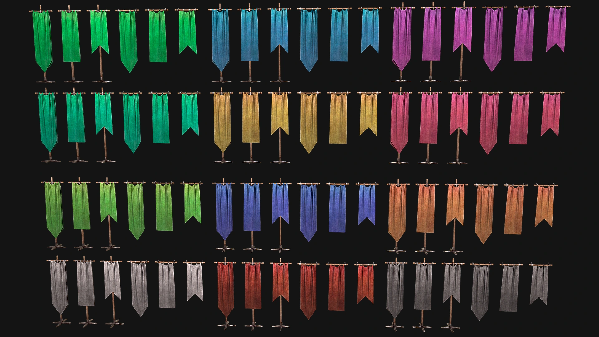 Medieval Flags Pack - FlippedNormals