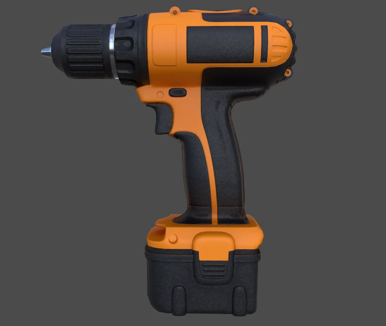 Cordless Drill V01 - Low Poly - FlippedNormals