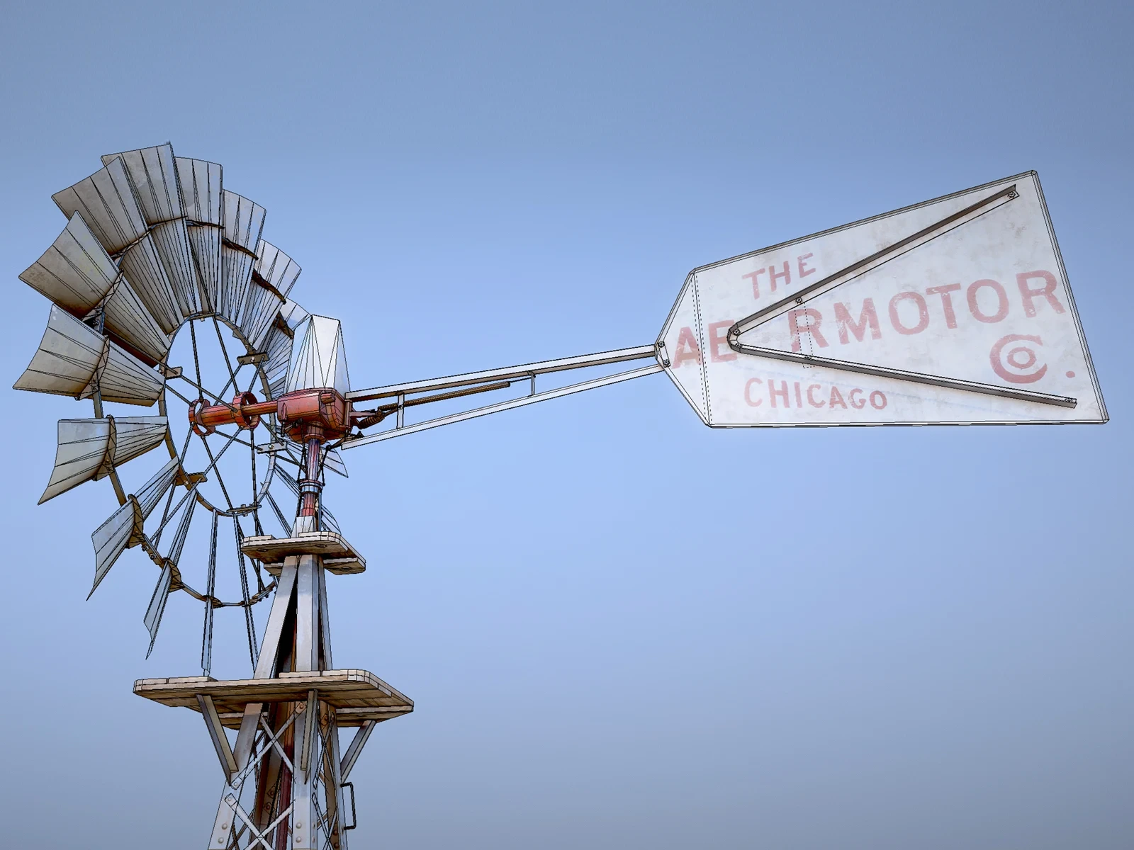 Aermotor WindMill - FlippedNormals