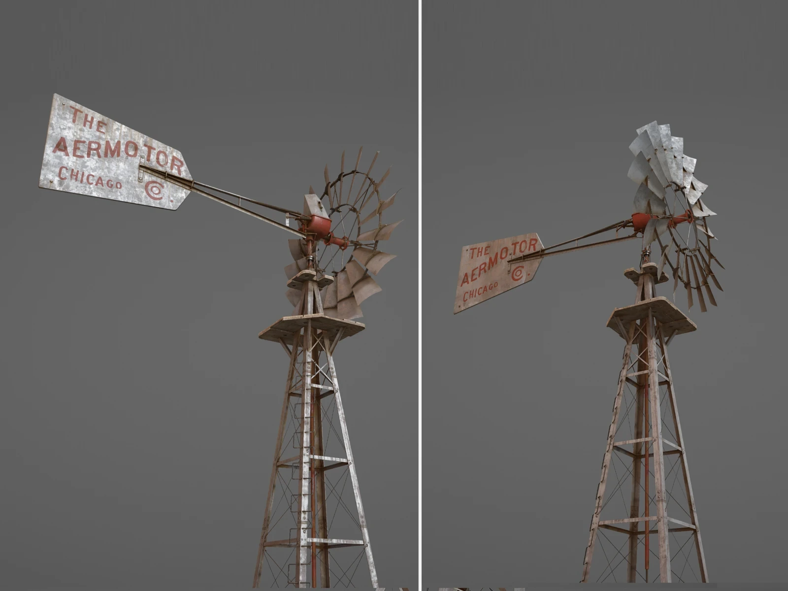 Aermotor WindMill - FlippedNormals