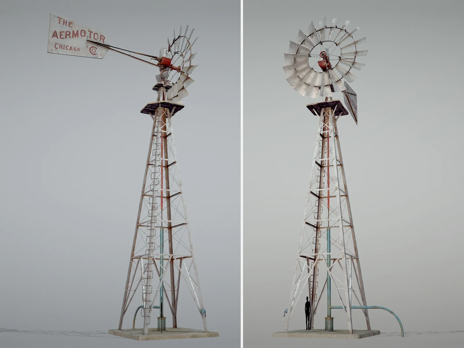 Aermotor WindMill - FlippedNormals