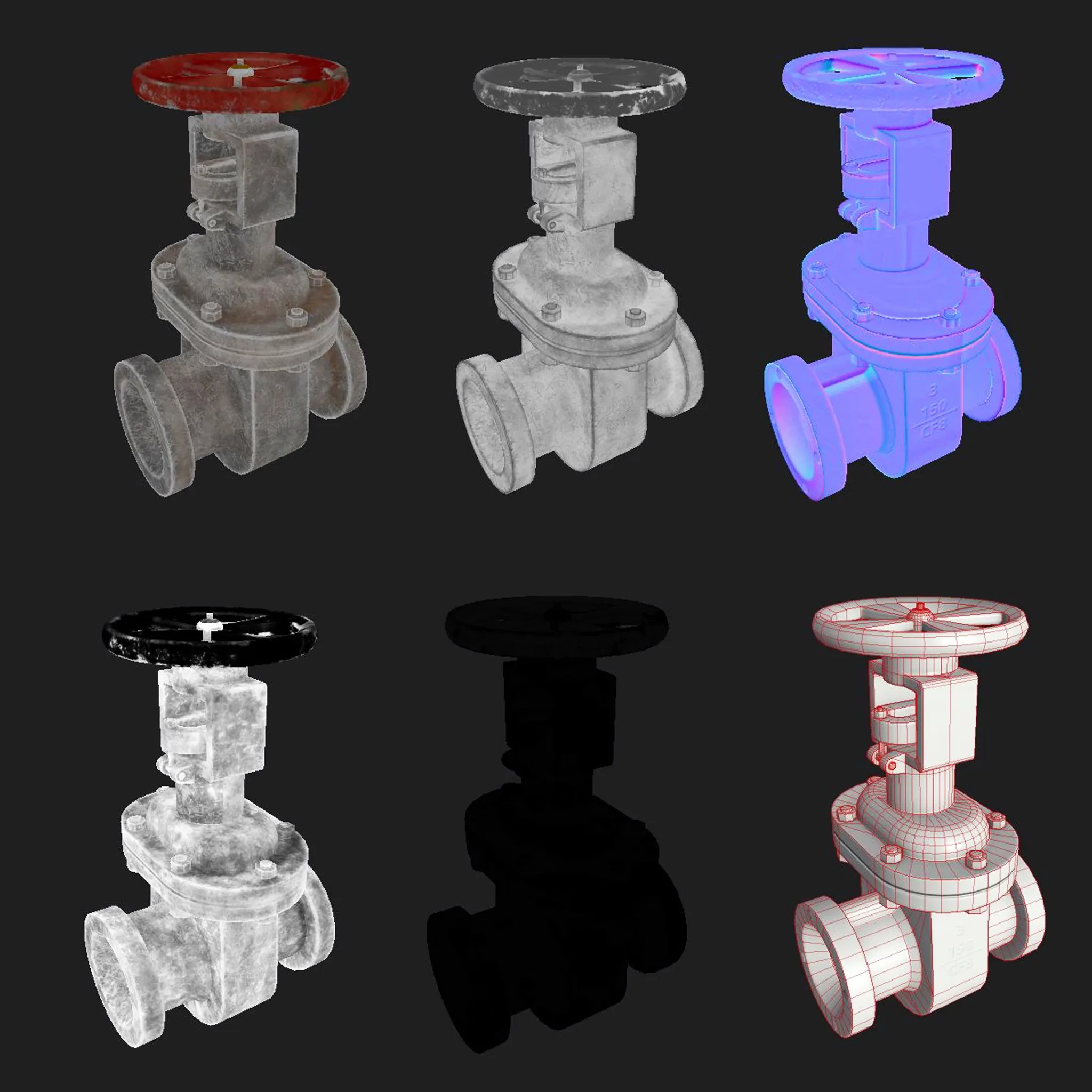 Pipe Valve Asset + Tutorial - FlippedNormals