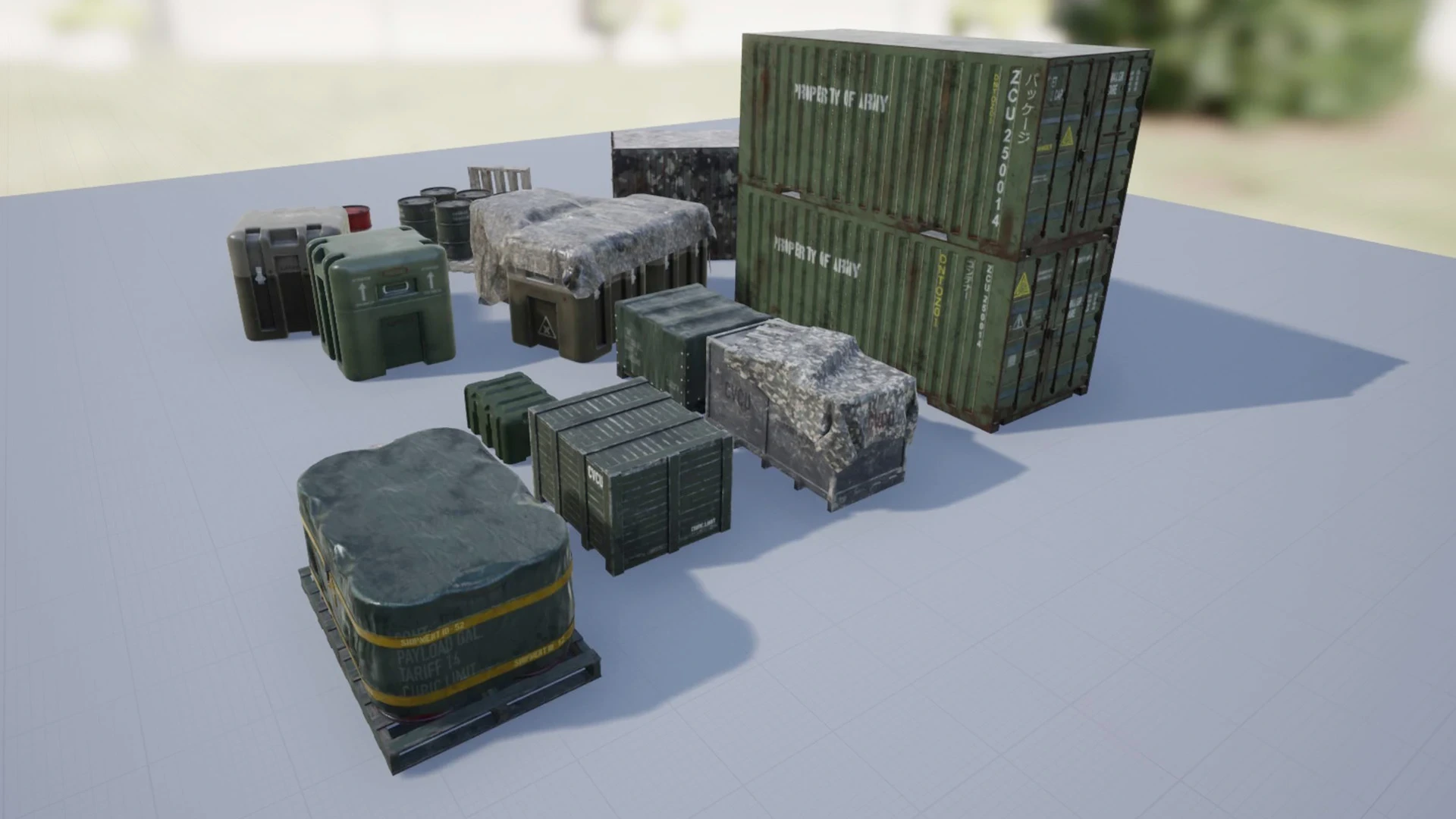 Military Containers & Crates Pack - FlippedNormals