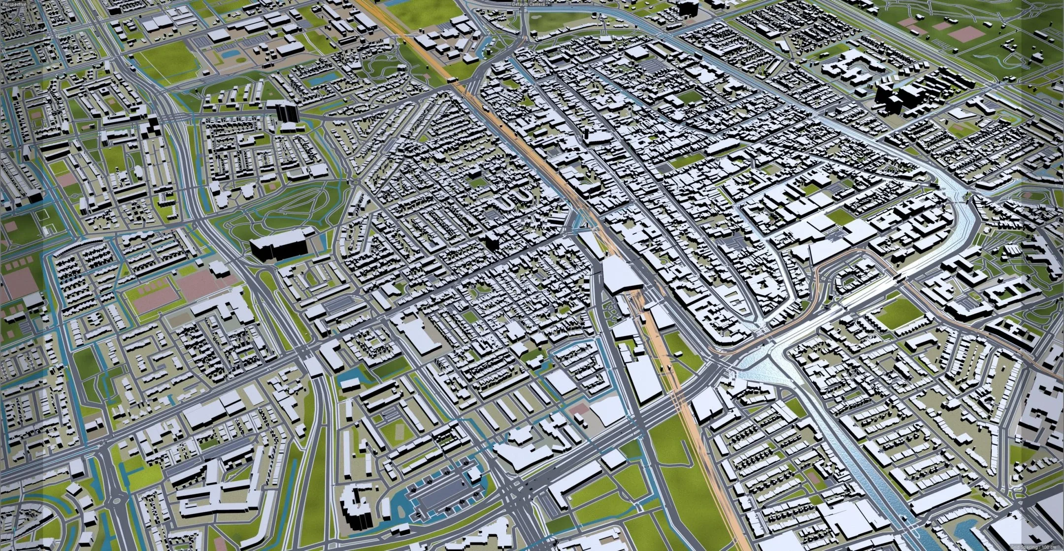 Delft city Netherlands 3d model - FlippedNormals