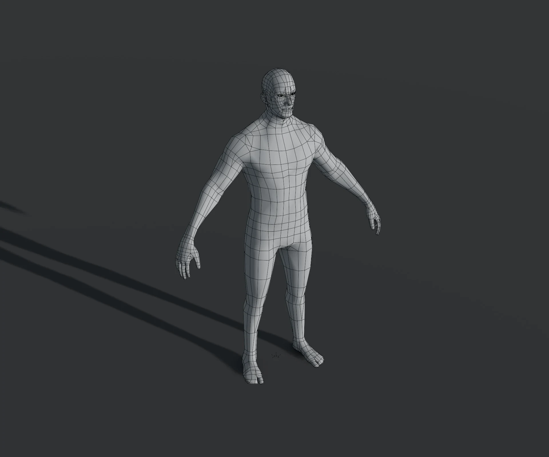 Male Body Base Mesh 28 Animations - FlippedNormals