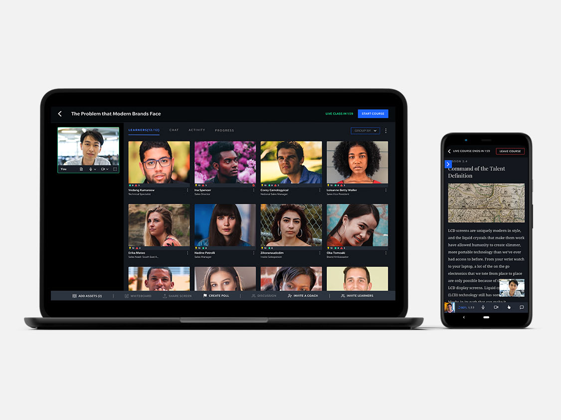 virtualising the ‘classroom’ experience for a live learning app | Itu ...