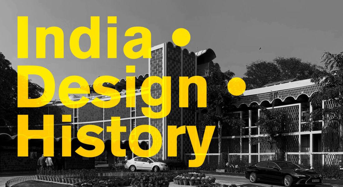 a talk on the History of Design in India at India International Centre ...