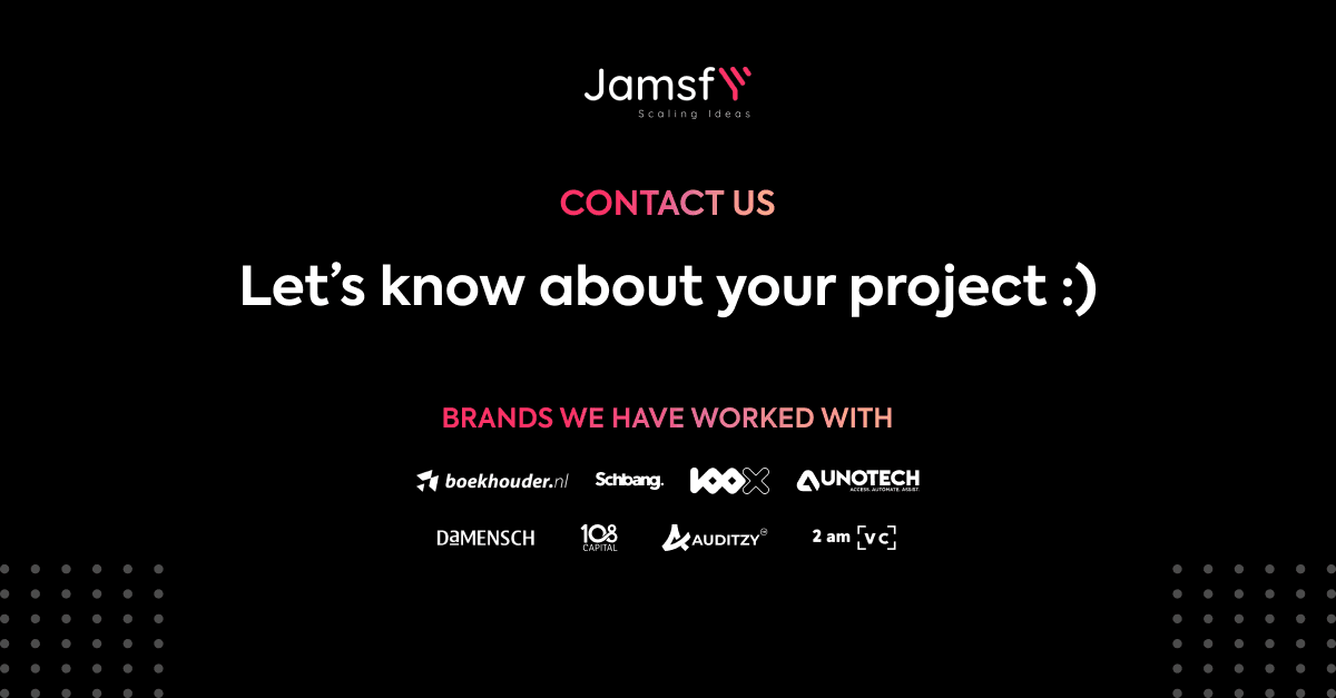 Hire the best jamstack developers and headless commerce experts | Contact Jamsfy