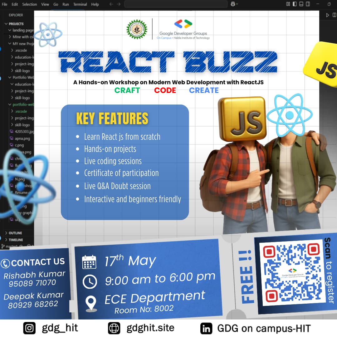 React Buzz - GDG on campus HIT