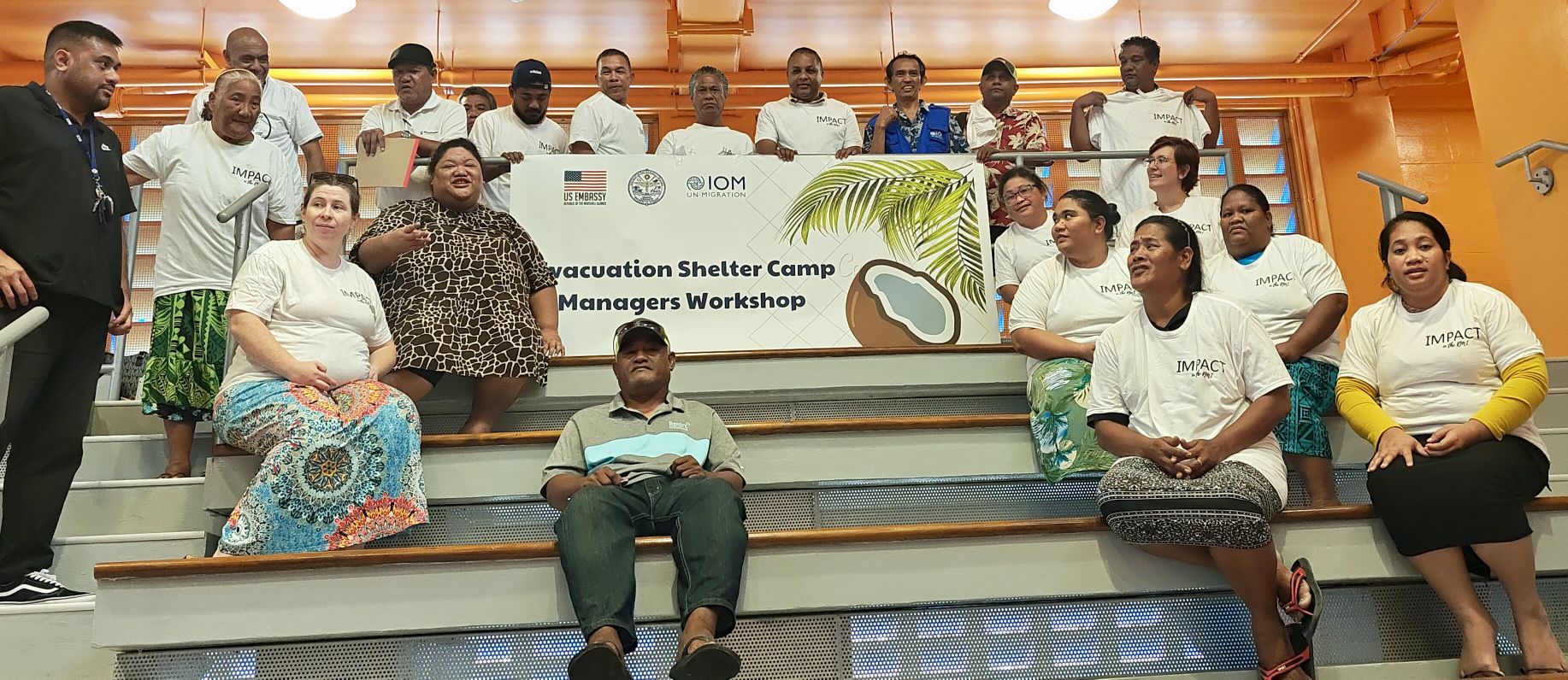 RMI NDMO joins IOM- Majuro in conducting the Evacuation Shelter Camp ...