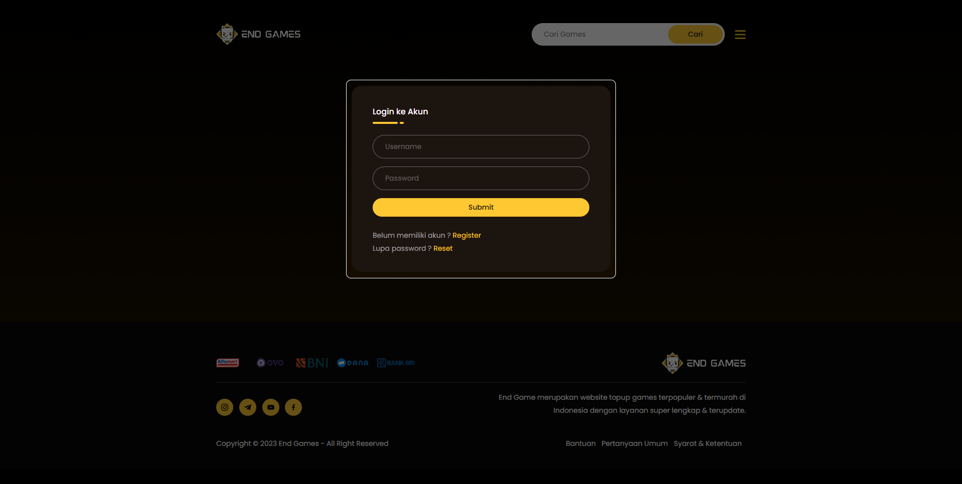 Login Sebagai Member - App Enivay