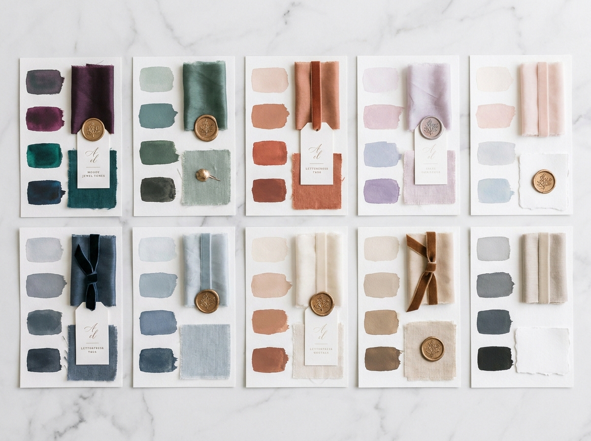2026 Wedding Invitation Color Trends | 10 Elegant Color Palettes | My ...