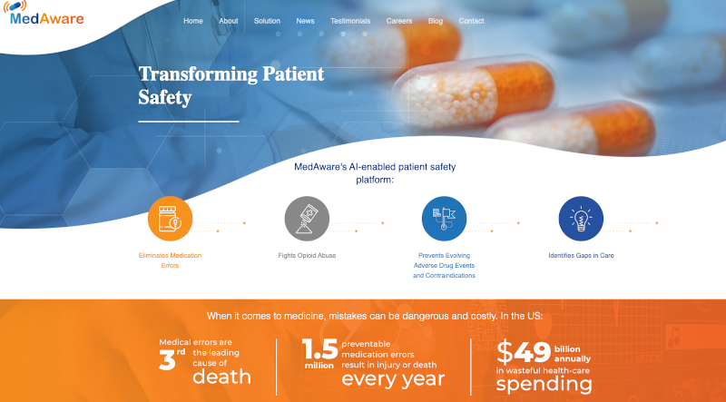 MedAware : 機械学習アルゴリズムによる医師の意思決定支援ソリューション