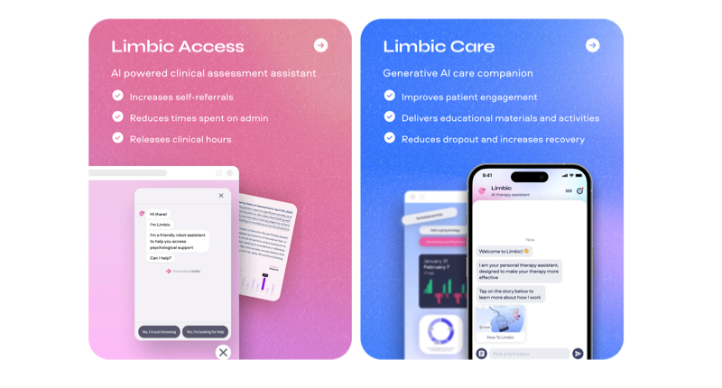 ロンドン拠点の臨床メンタルヘルスAIを開発する"Limbic"がSeries Aで$14Mを調達