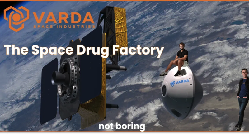 世界初の宇宙空間製造および極超音速地球再突入ロジスティクス企業である"Varda Space Industries"がSeries Bで$90Mを調達