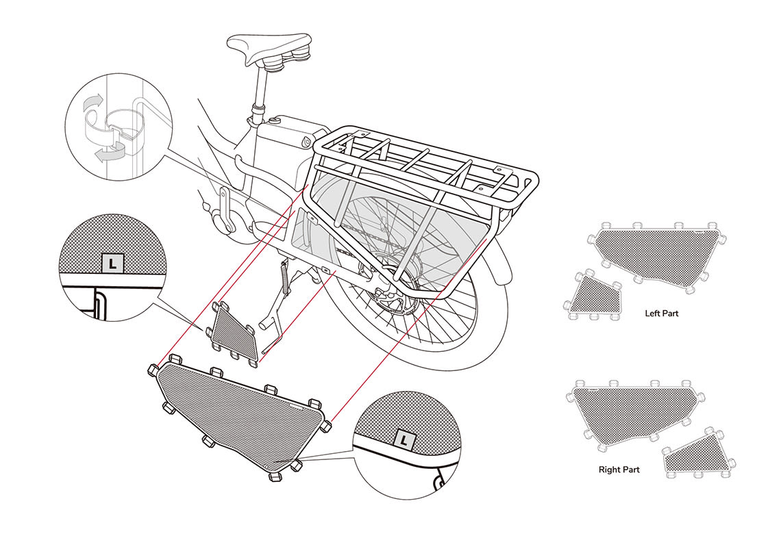 PakYak Wheel Guard | Electric Bike Accessories | Momentum Bikes Canada ...