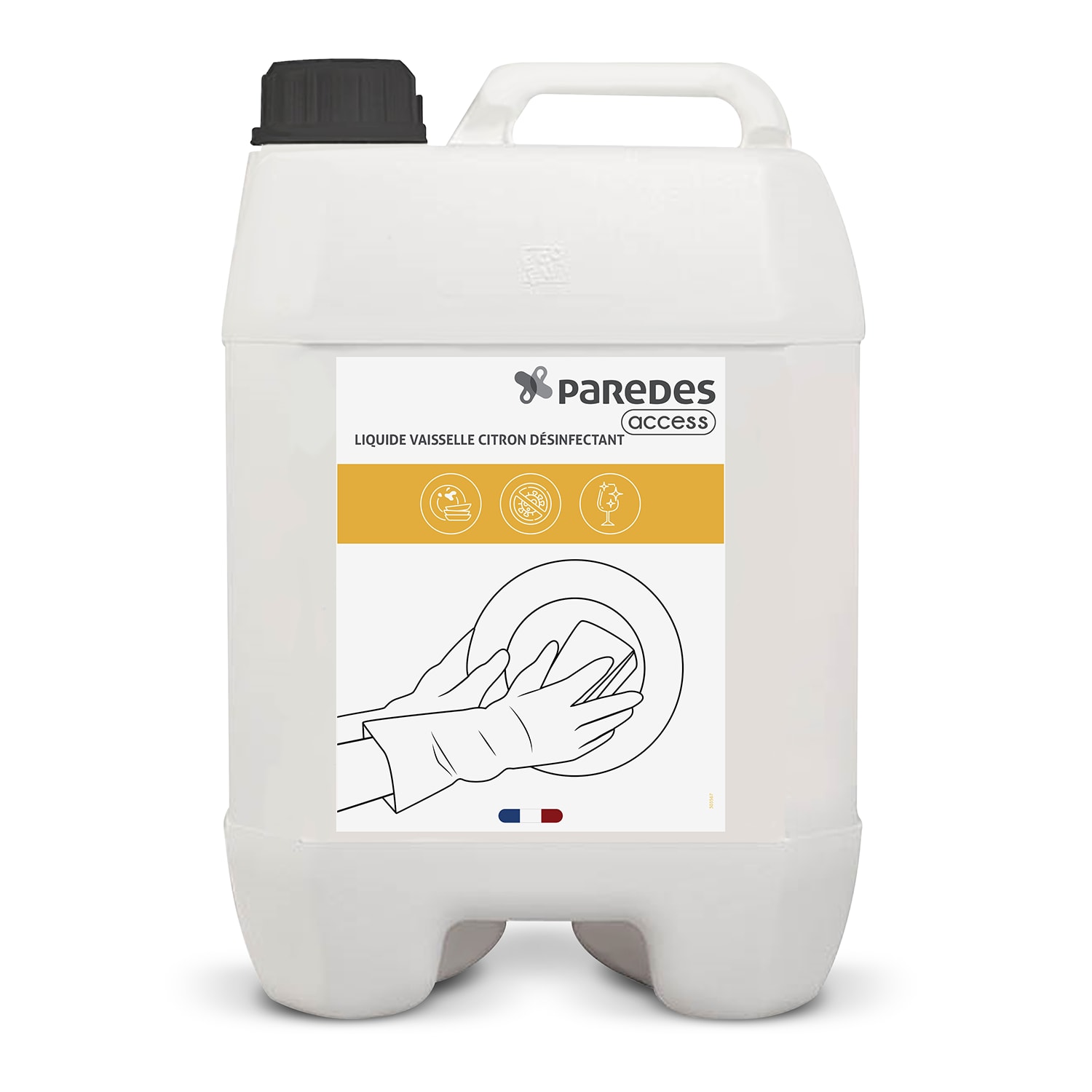 Liquide vaisselle plonge manuelle désinfectant Paredes Access bidon de 20L | Paredes