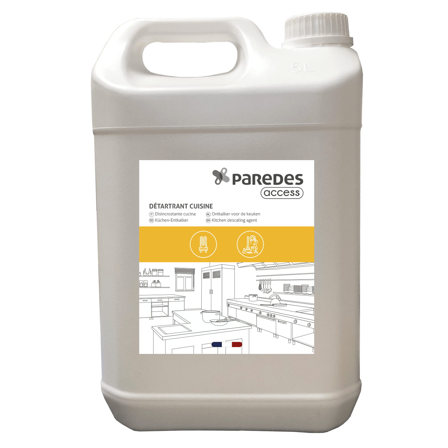 Détartrant multi-usages Paredes Access bidon de 5L | Paredes