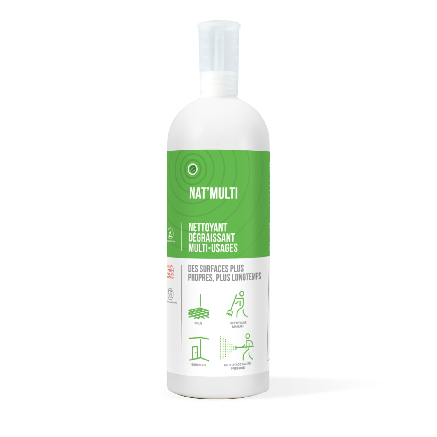Nat'multi détergent dégraissant certifié ECOCERT flacon de 1L HTS Bio ...