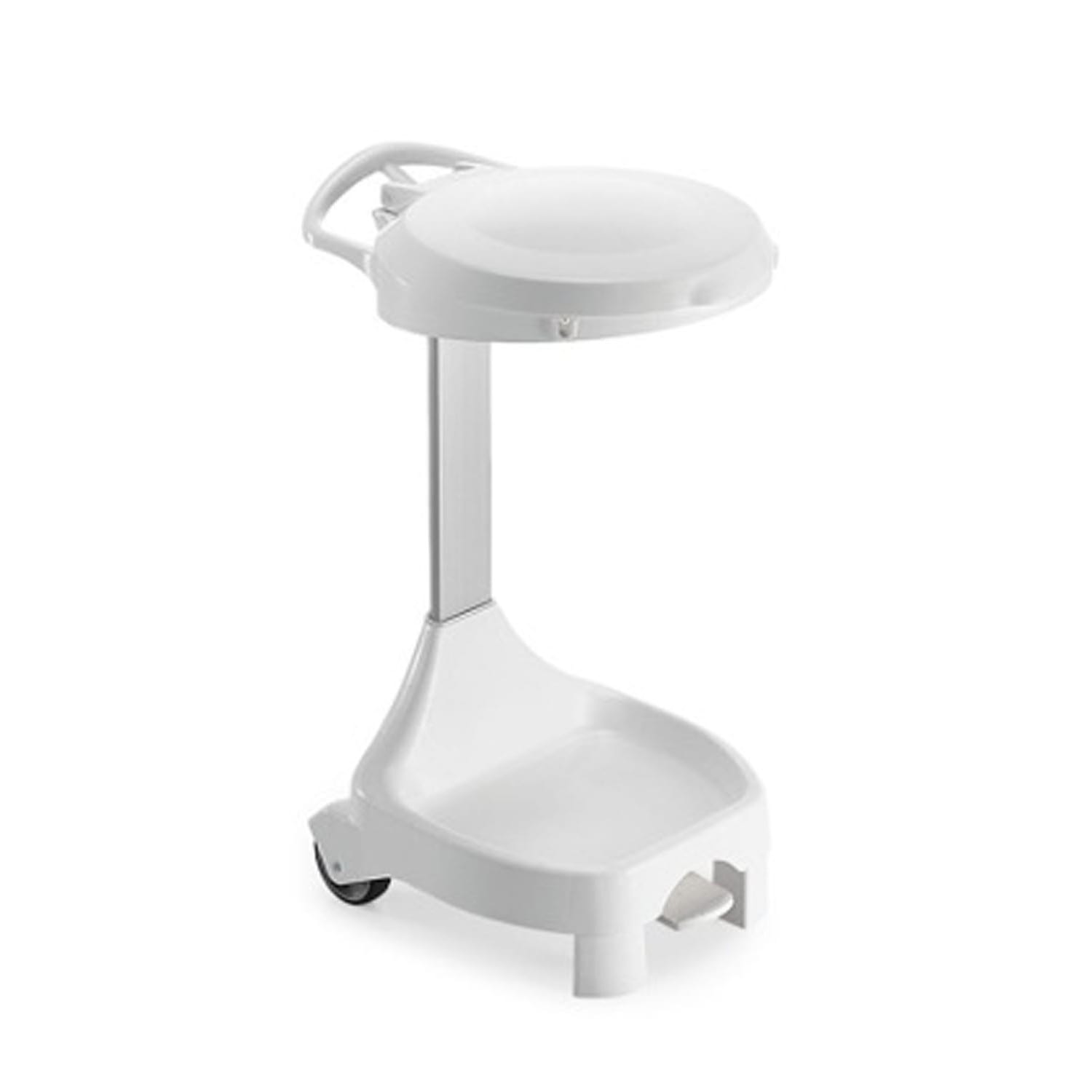 Support sac plastique mobile à pédale pour sac 110L ou 130L