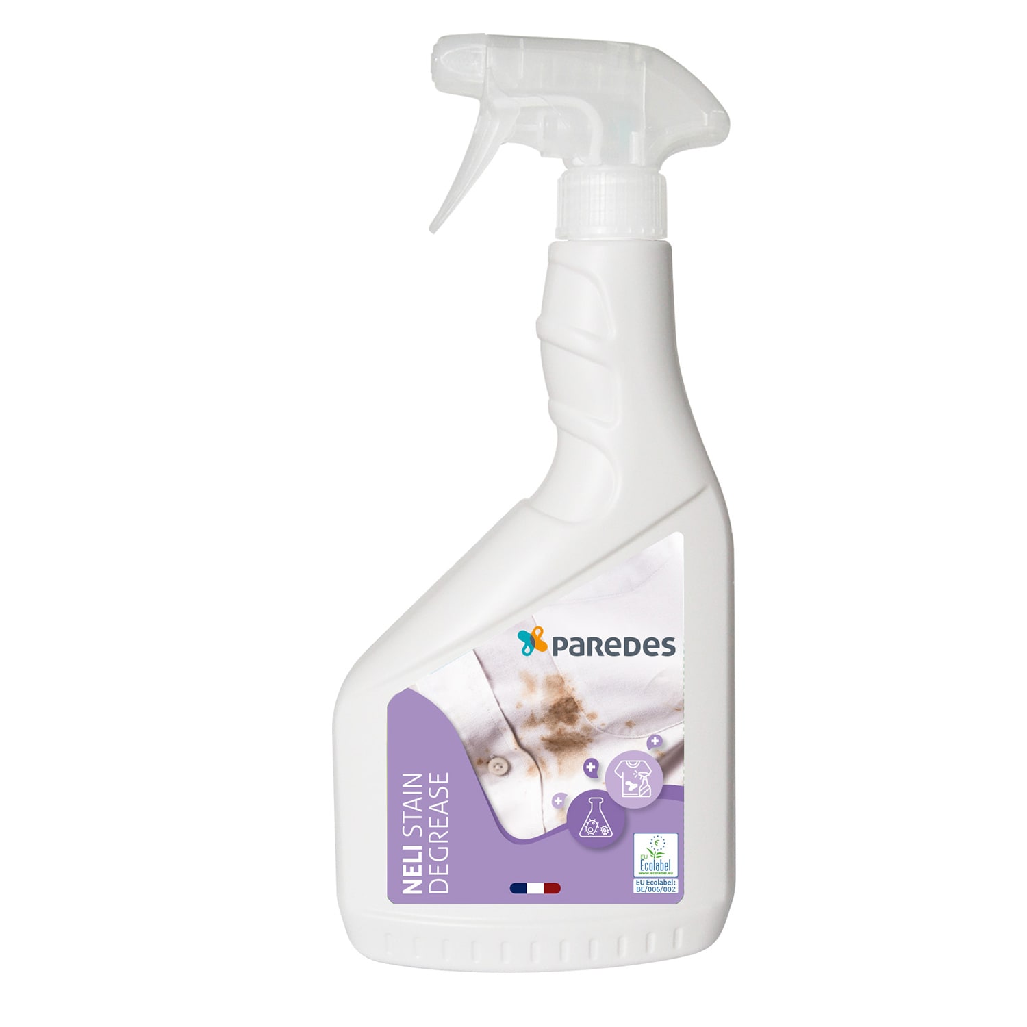 Détachant textile Ecolabel PAREDES NELI DEGREASE OXY 750mL
