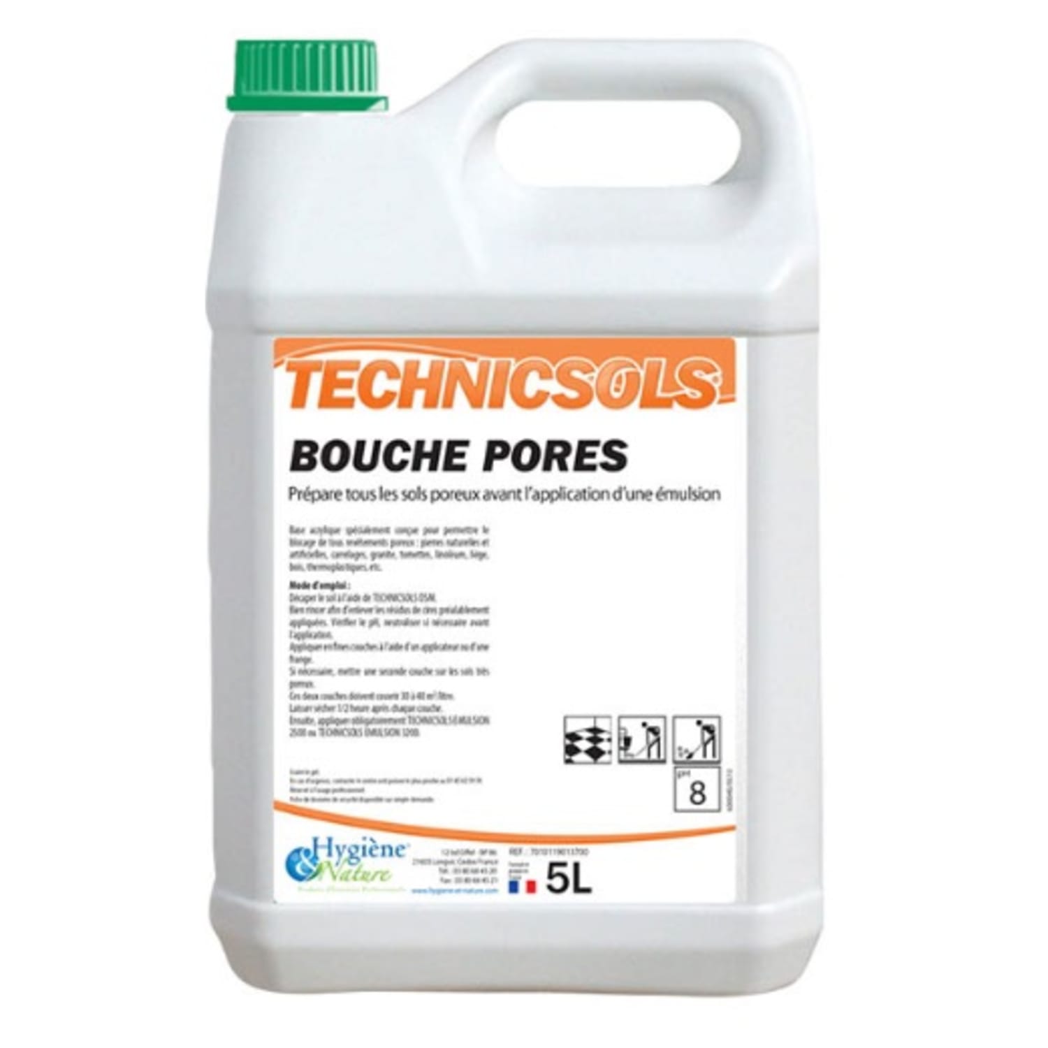 Technicsols bouche pores bidon de 5L | Paredes