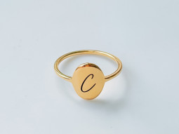 Oval Signet Ring - Tora Grace