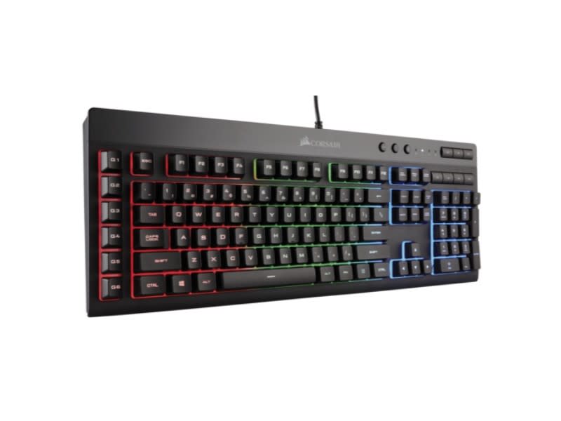 Corsair K55 RGB Membrane Switch Black Wired Gaming Keyboard | Keyboards ...