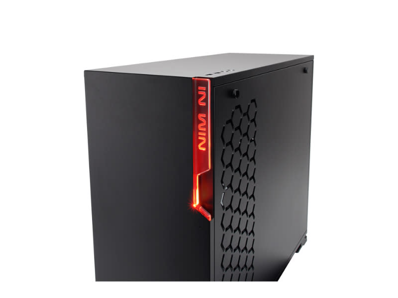 In Win 101 Red LED Tempered Glass Black Mid Tower Desktop PC Case | PC ...