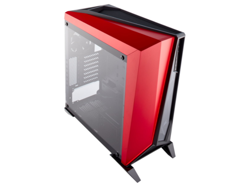 Corsair Carbide Series SPEC-OMEGA Windowed Red & Black Mid Tower Case ...