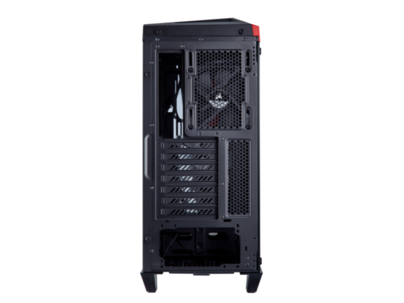 Corsair Carbide Series SPEC-OMEGA Windowed Red & Black Mid Tower Case ...