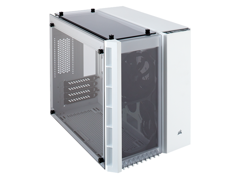 Corsair Crystal Series 280X Tempered Glass White Micro ATX Case | PC ...