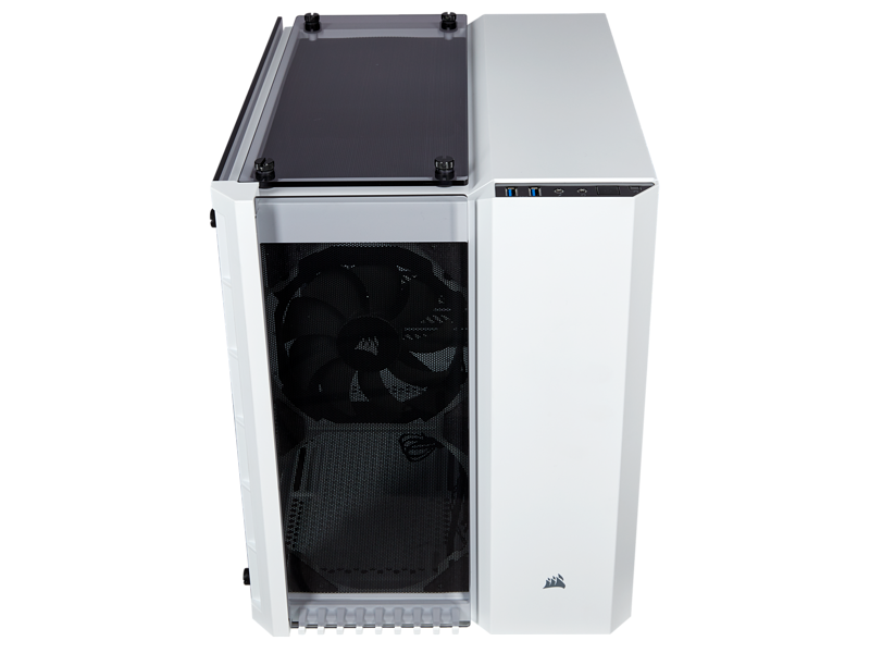 Corsair Crystal Series 280X Tempered Glass White Micro ATX Case | PC ...