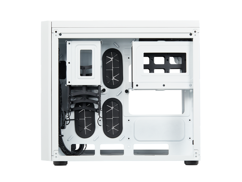 Corsair Crystal Series 280X Tempered Glass White Micro ATX Case | PC ...