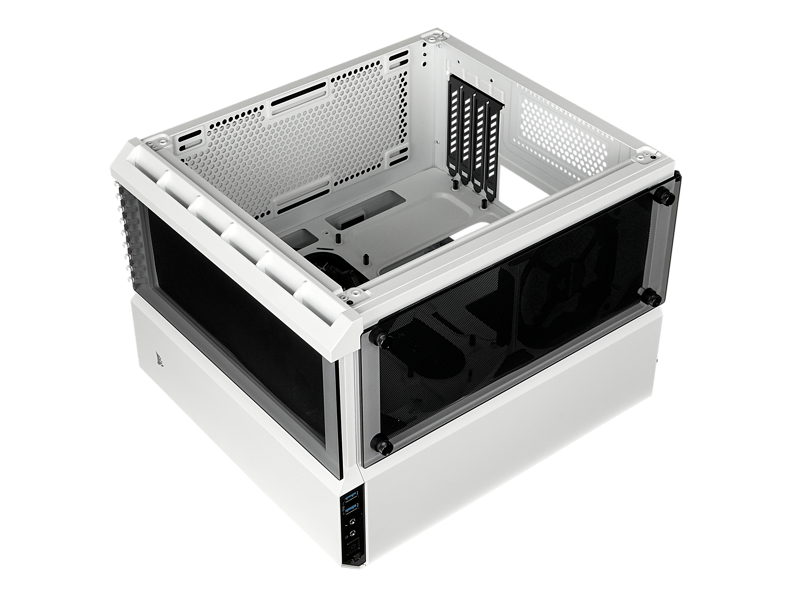 Corsair Crystal Series 280X Tempered Glass White Micro ATX Case | PC ...