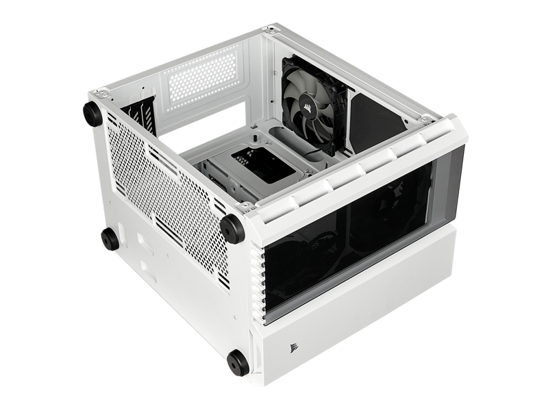 Corsair Crystal Series 280X Tempered Glass White Micro ATX Case | PC ...