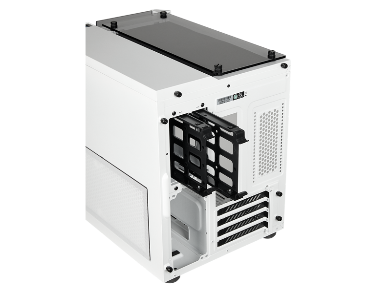 Corsair Crystal Series 280X RGB Tempered Glass White Micro ATX Case ...