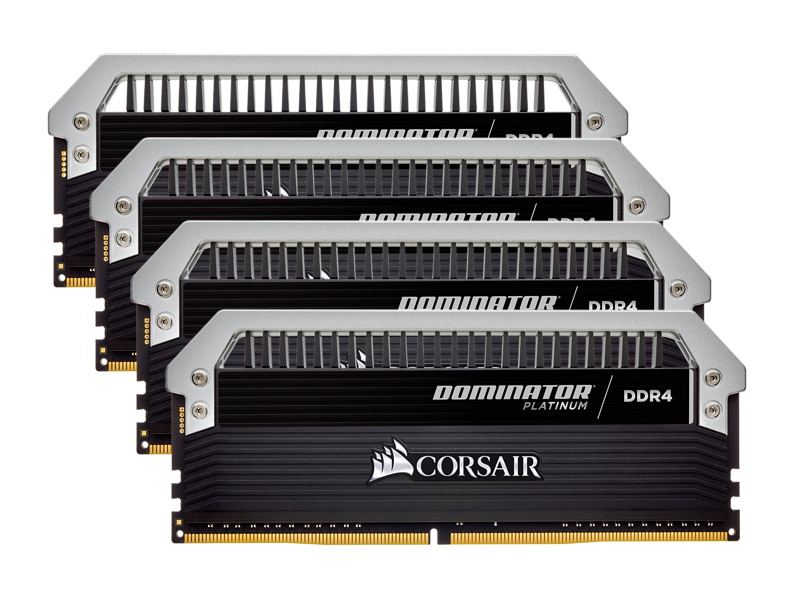 Corsair Dominator Platinum 16GB (4 x 4GB) DDR4-2666MHz CL15 Black ...