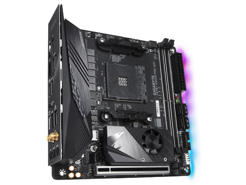 Gigabyte X570 I AORUS Pro WiFi AMD AM4 Socket Mini-ITX Desktop ...