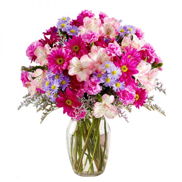 Cheerful Pink Blooms - Flowers and Gifts - Online flower shop