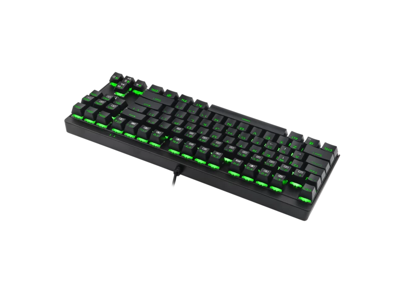 T-Dagger Corvette Rainbow Backlit 10-Keyless Outemu Blue Switch Black ...