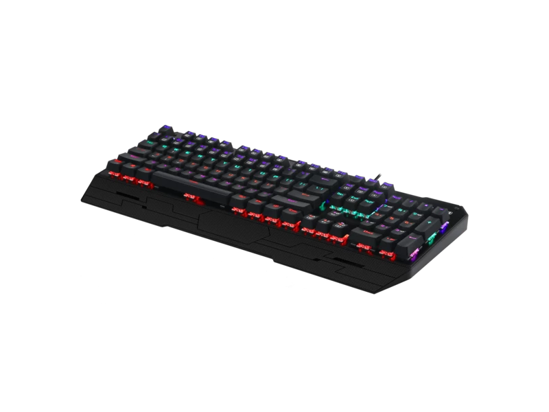 T-Dagger Battleship Rainbow Backlit Outemu Blue Switch Black Mechanical ...