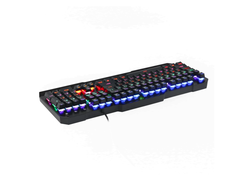 T-Dagger Battleship Rainbow Backlit Outemu Blue Switch Black Mechanical ...