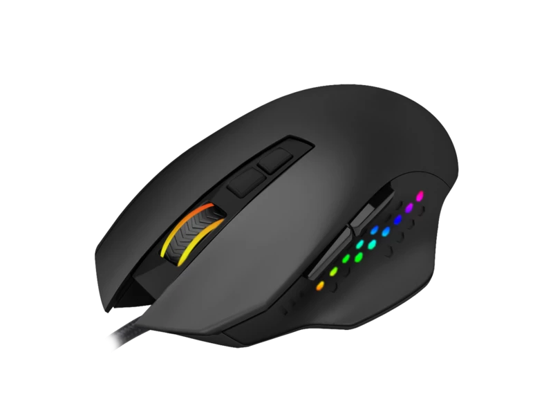T-Dagger Captain 8000DPI 8 Button Ergonomic RGB Backlit Black Gaming ...