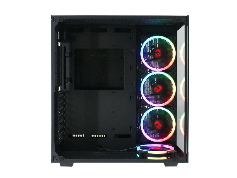 Redragon Wideload RGB Tempered Glass Front/Side Panel Full Tower Case ...