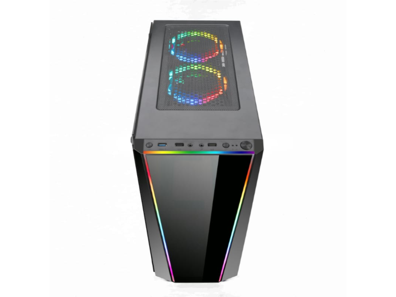 Redragon Tailgate RGB Tempered Glass Black Mid Tower Case | PC Cases ...