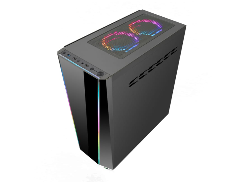 Redragon Tailgate RGB Tempered Glass Black Mid Tower Case | PC Cases ...